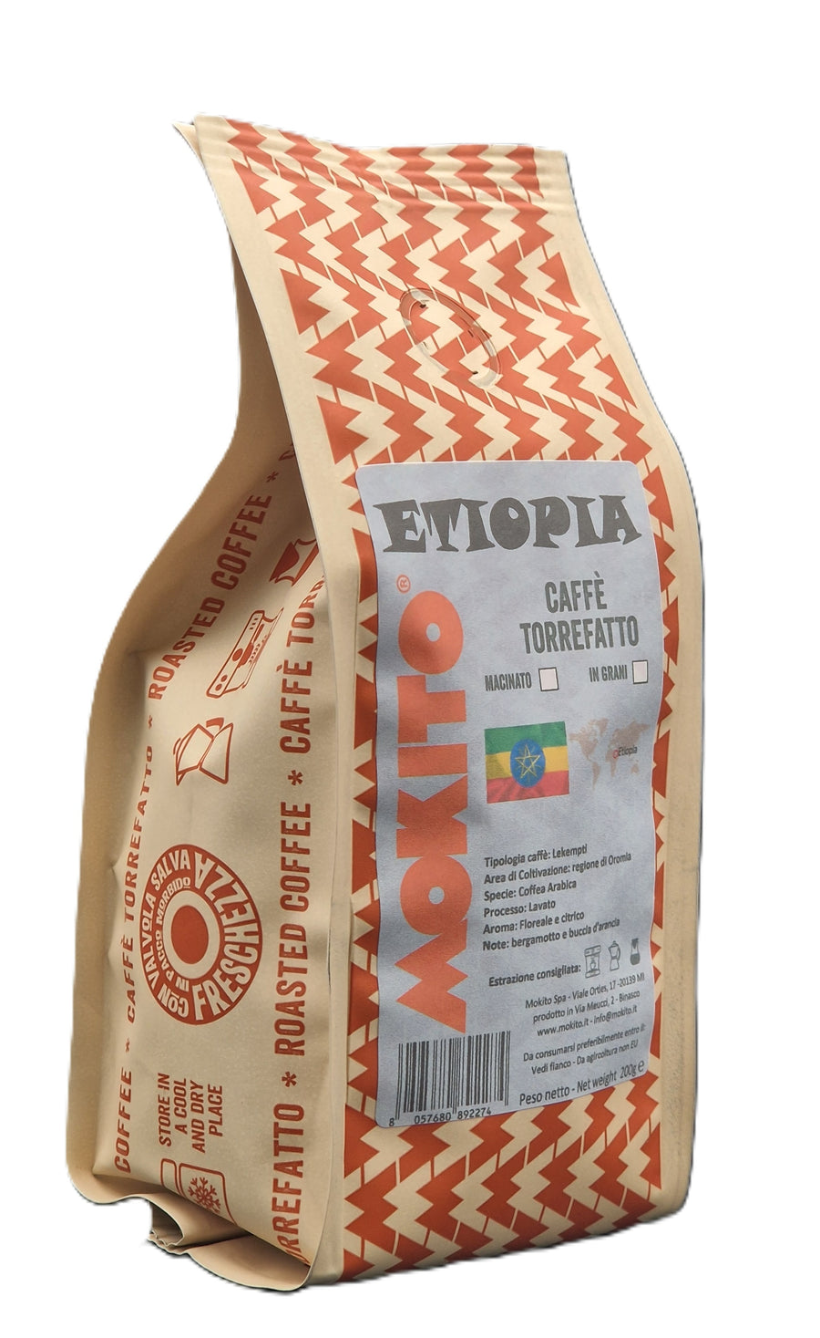 Caffè in Grani - Monorigine Etiopia | Torrefazione Mokito